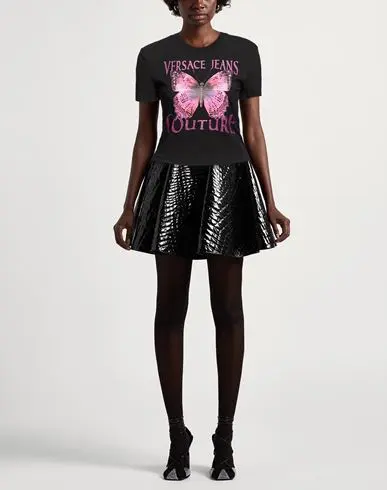 Versace Cotton & Elastane T-shirt With Butterfly Print