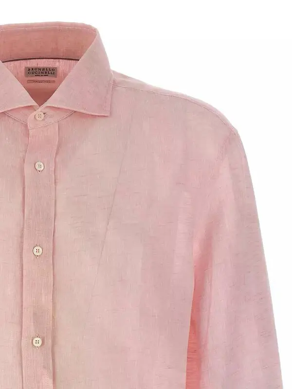 Brunello Cucinelli Button-down Linen Shirt
