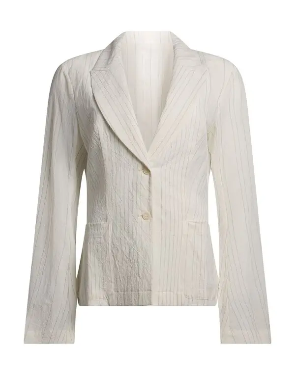 Masnada Single-breasted Blazer - White
