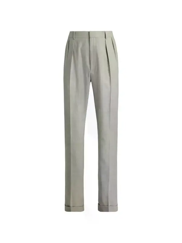 Ralph Lauren Purple Label Gregory Double-pleated Wool Trousers