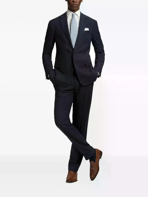 Ralph Lauren Purple Label Dé Lavé Linen-blend Tie
