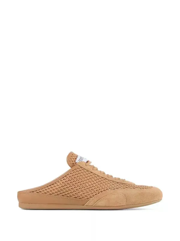 JIMMY CHOO Sunny Lace-up Mule Sneakers - Brown