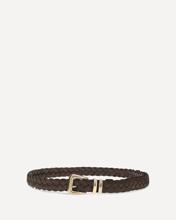 Brunello Cucinelli Woven Leather Belt