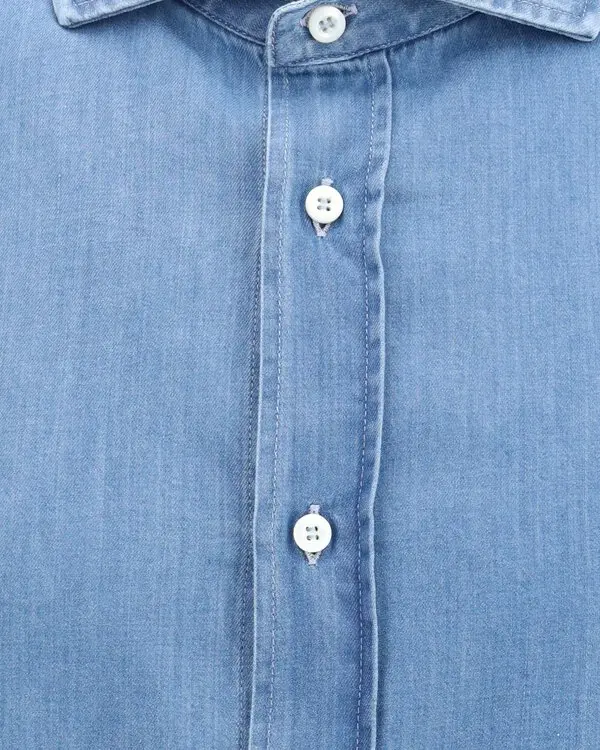 Brunello Cucinelli Cotton Deni Shirt Ale