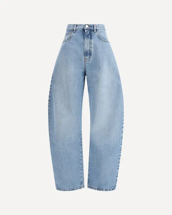 Alaïa Rounded Denim Trousers