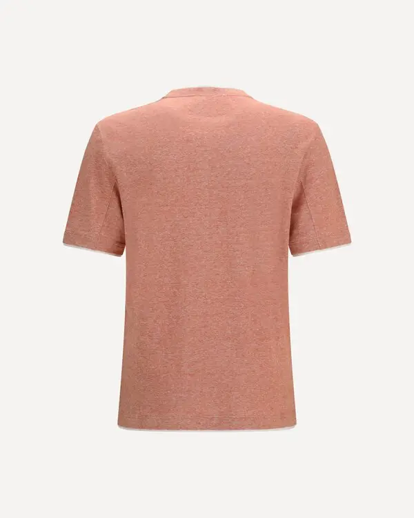 Brunello Cucinelli Short-sleeve Cotton T-shirt - Orange