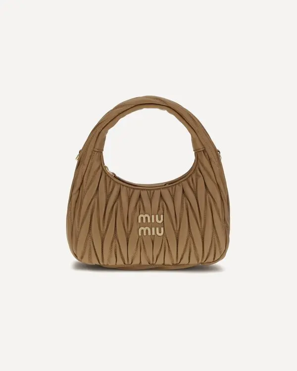 Miu Miu Wandler Hobo Handbag - Beige