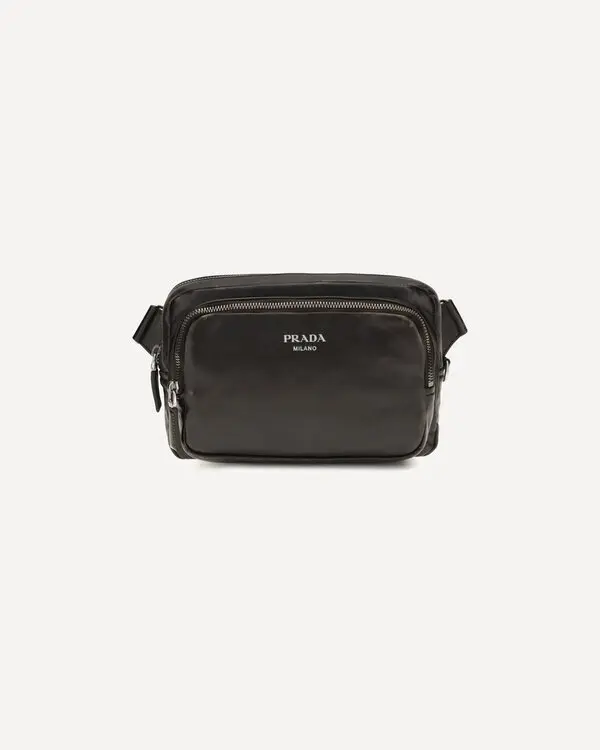 Prada Shoulder Bag In Aged-effect Nappa Leather