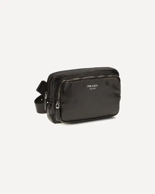 Prada Shoulder Bag In Aged-effect Nappa Leather