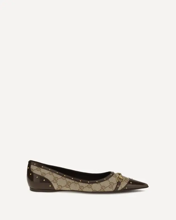Gucci Savoy Ballerinas - Beige
