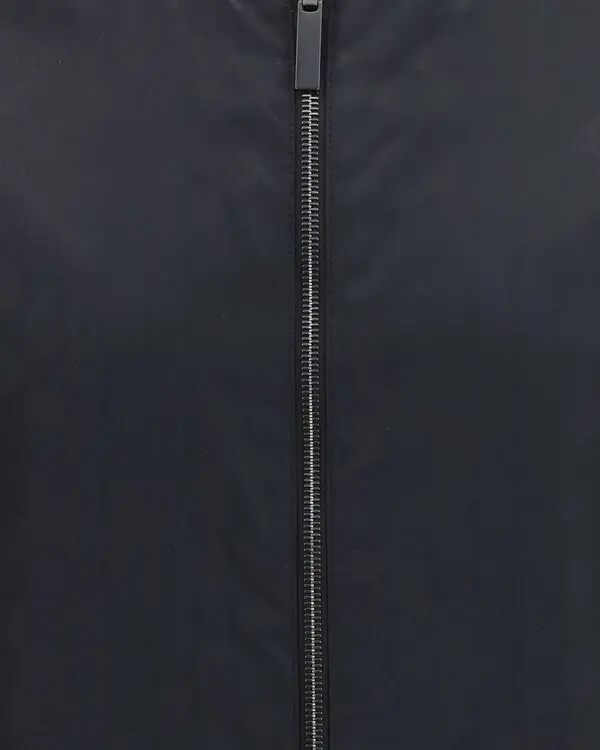 Gucci Reversible Zip Jacket In Silk Faille - Black