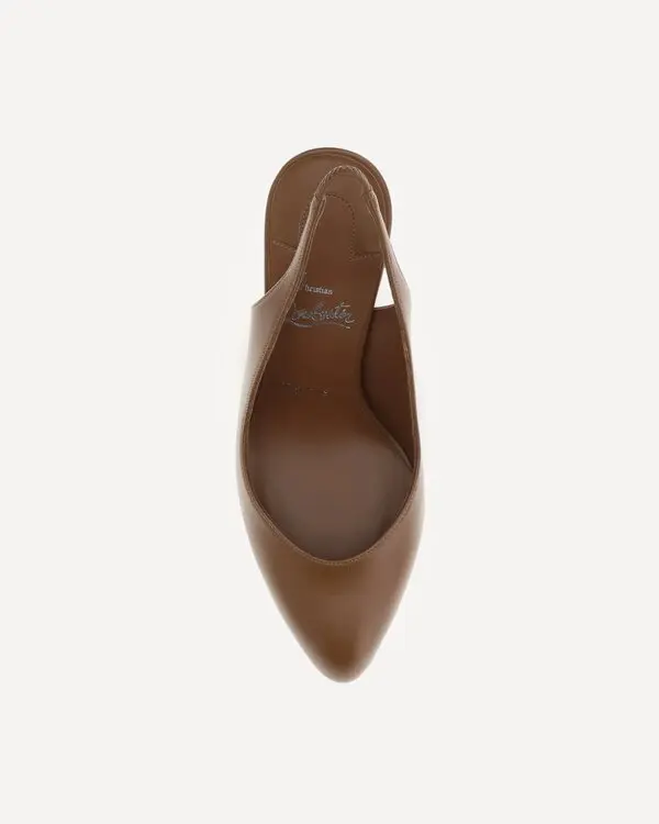 CHRISTIAN LOUBOUTIN Fannylove Slingback Pumps - Brown