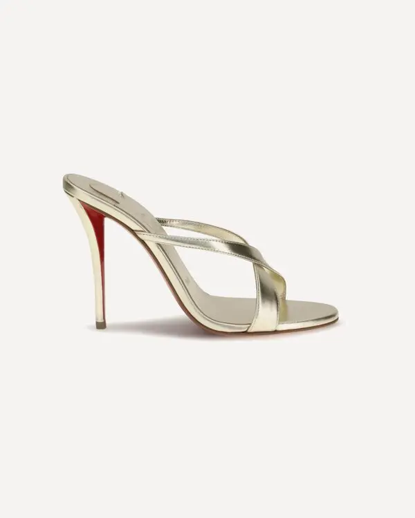 CHRISTIAN LOUBOUTIN Mulazee Cross Mule Sandals