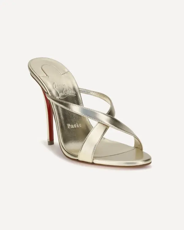 CHRISTIAN LOUBOUTIN Mulazee Cross Mule Sandals