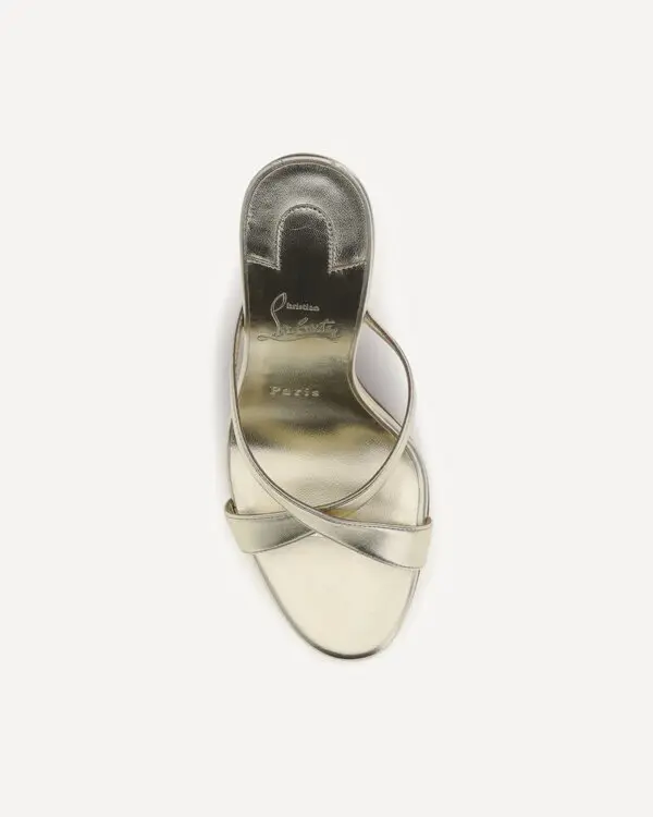 CHRISTIAN LOUBOUTIN Mulazee Cross Mule Sandals