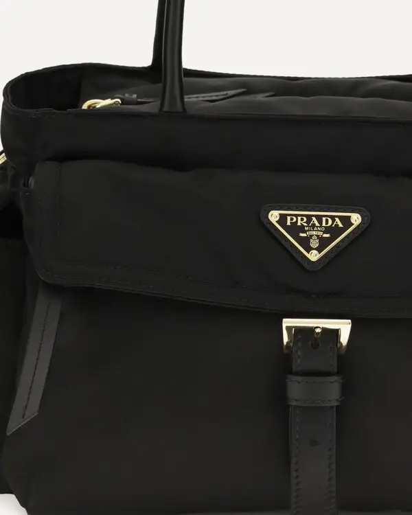 Prada Explore Medium Shoulder Bag In Re-nylon