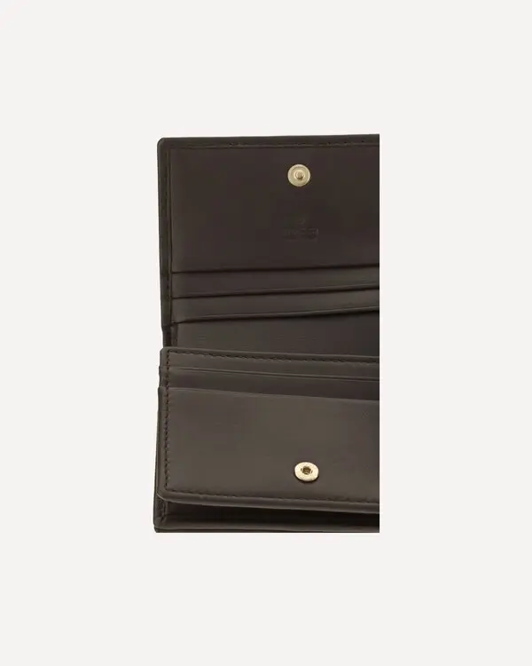 Gucci Small Gg Marmont Wallet - Brown