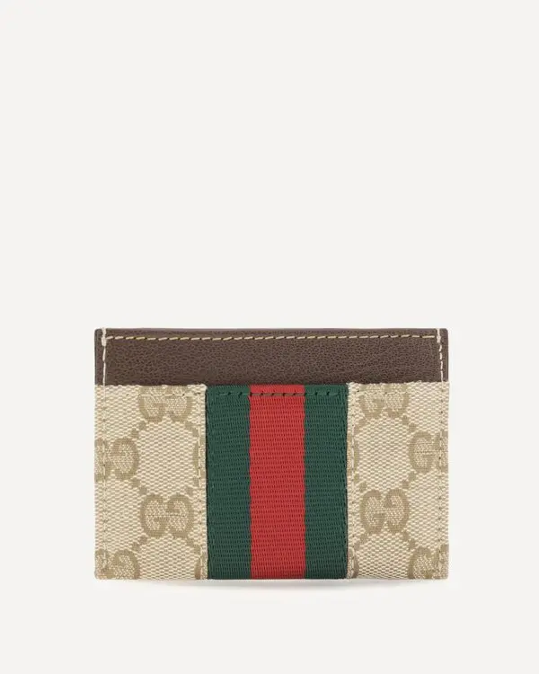 Gucci Web Horsebit Card Holder