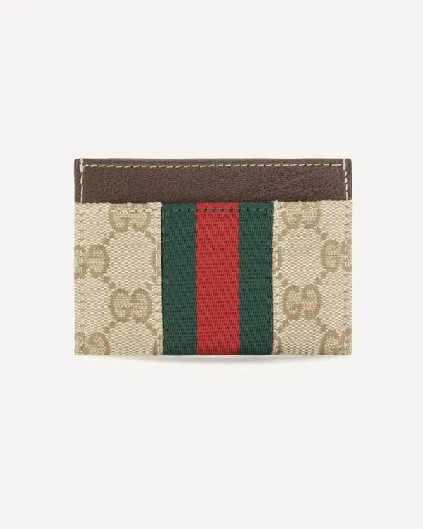 Gucci Web Horsebit Card Holder