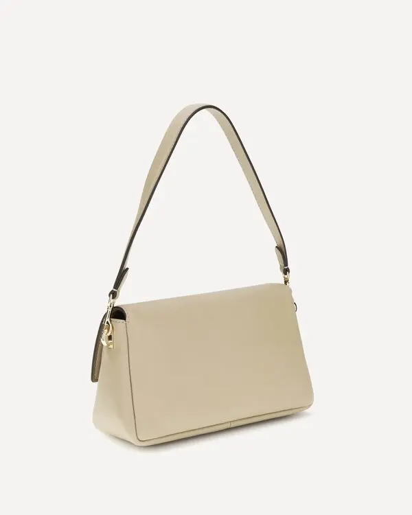 Tory Burch Small Charlie Shoulder Bag - Cream