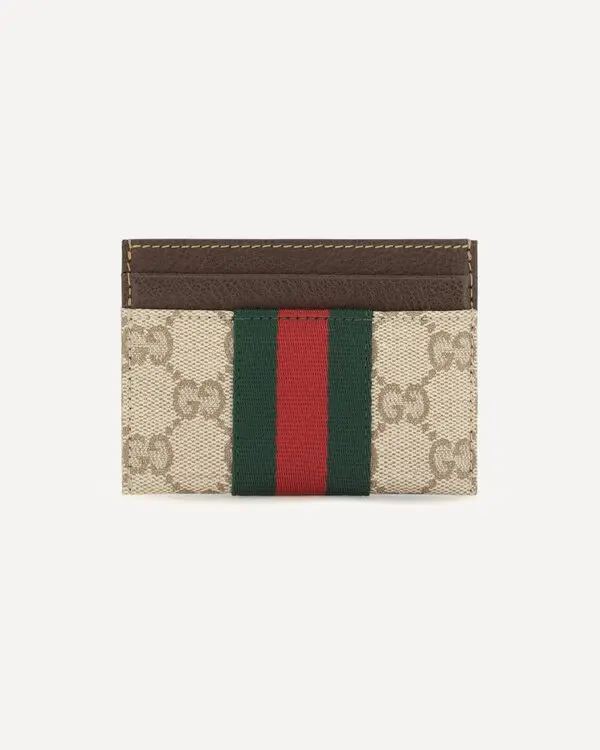 Gucci Card Holder With Web Stripe