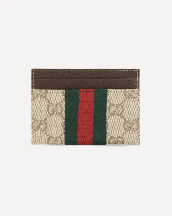 Gucci Card Holder With Web Stripe