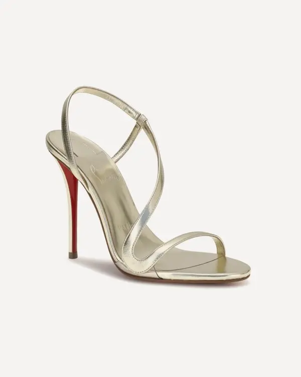 CHRISTIAN LOUBOUTIN Rosa Z Metallic Sandals