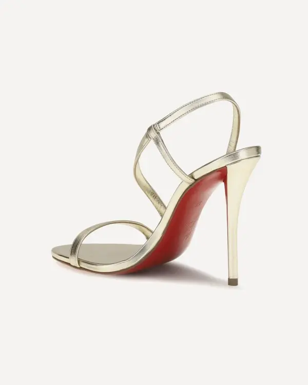 CHRISTIAN LOUBOUTIN Rosa Z Metallic Sandals