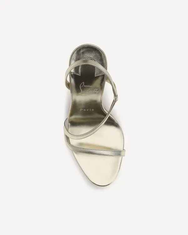CHRISTIAN LOUBOUTIN Rosa Z Metallic Sandals