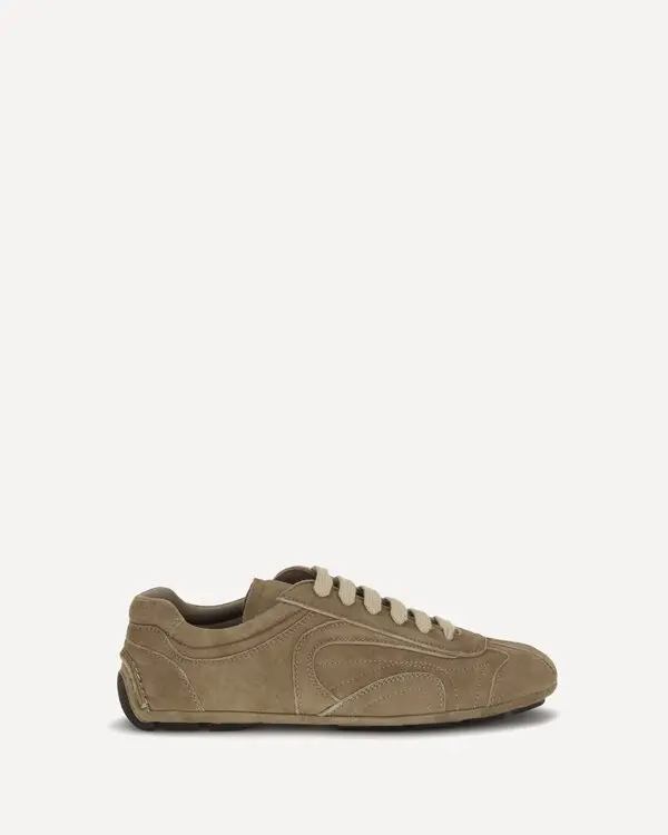 Prada Monte Carlo Re-edition 2005 Suede Sneakers - Brown