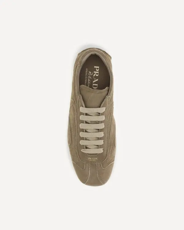 Prada Monte Carlo Re-edition 200 Suede Sneakers - Brown