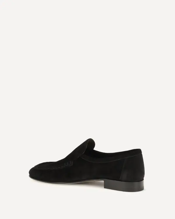 THE ROW Two Loafers - Black