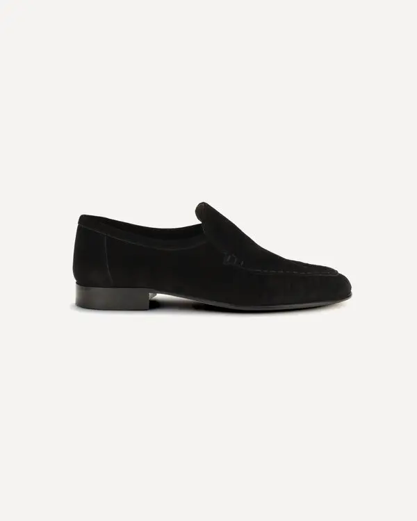 THE ROW Two Loafers - Black