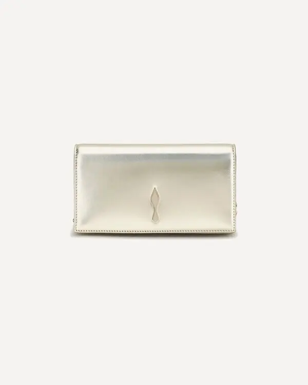 CHRISTIAN LOUBOUTIN Bettina Clutch In Laminated Leather