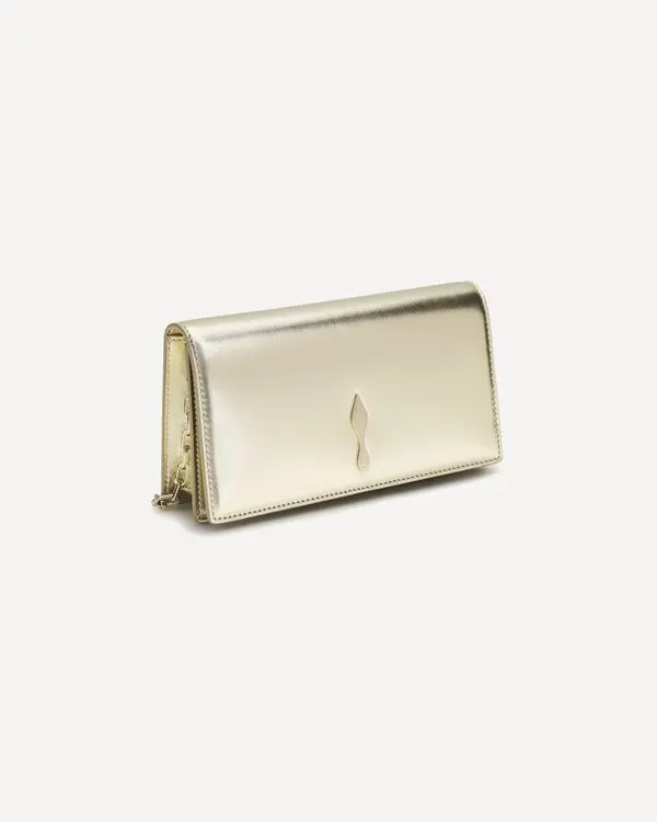 CHRISTIAN LOUBOUTIN Bettina Clutch In Laminated Leather