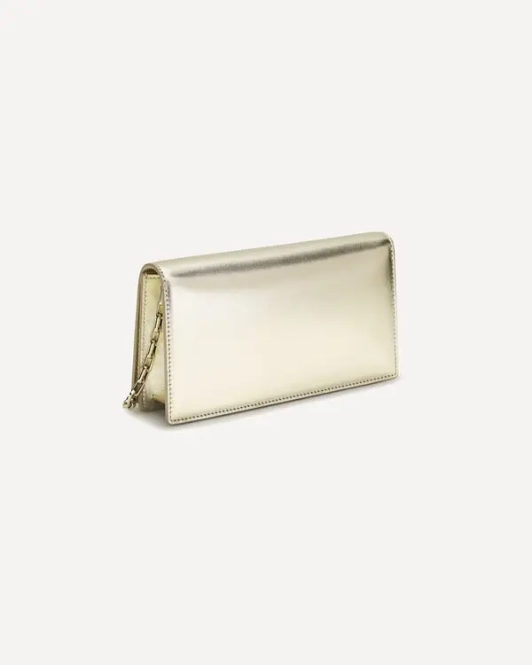 CHRISTIAN LOUBOUTIN Bettina Clutch In Laminated Leather