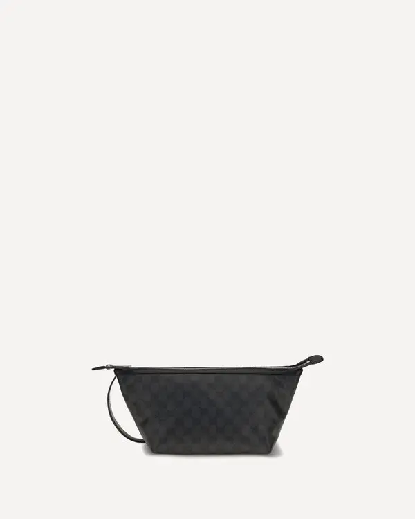 Gucci Small Essence Classic Pouch In Gg Coated Fabric