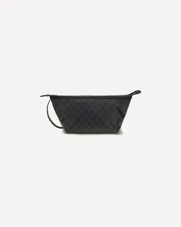 Gucci Small Essence Classic Pouch In Gg Coated Fabric