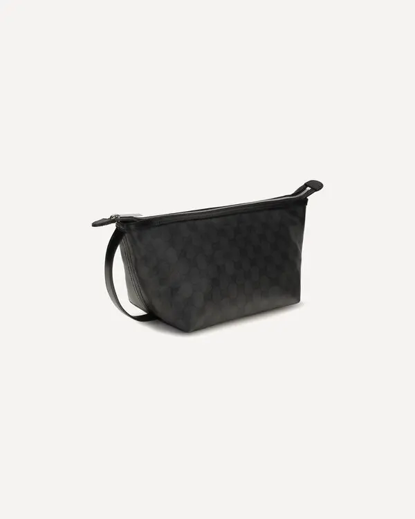 Gucci Small Essence Classic Pouch In Gg Coated Fabric