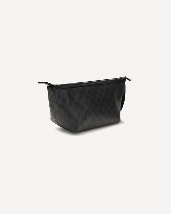 Gucci Small Essence Classic Pouch In Gg Coated Fabric