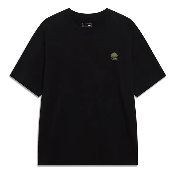 LI-NING Small Tree Graphic T-shirt - Black