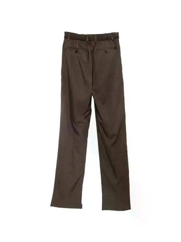 Brioni Silk Drawstring Trousers