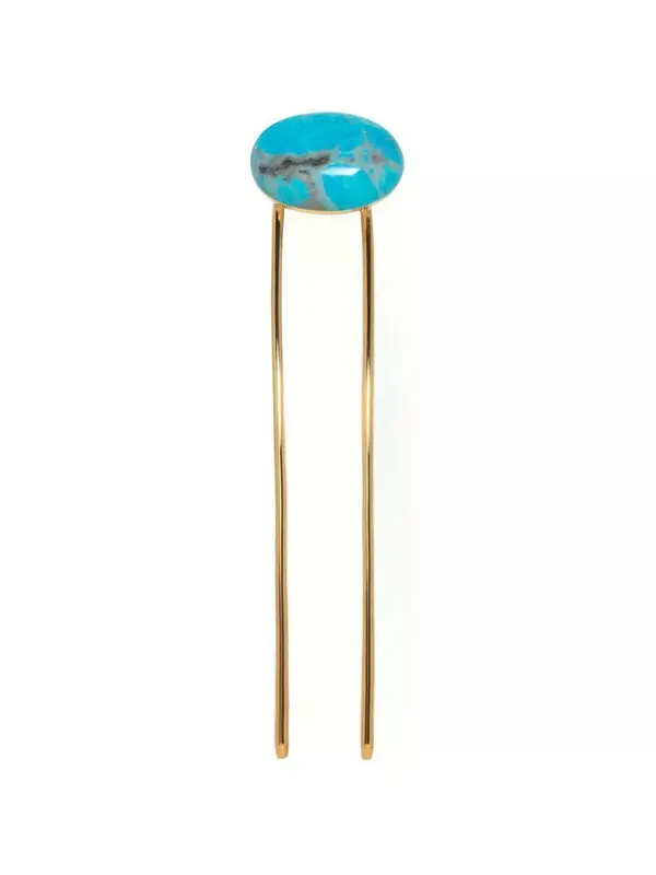 JENNIFER BEHR Meena Stone-embellished Hair Pin - Gold