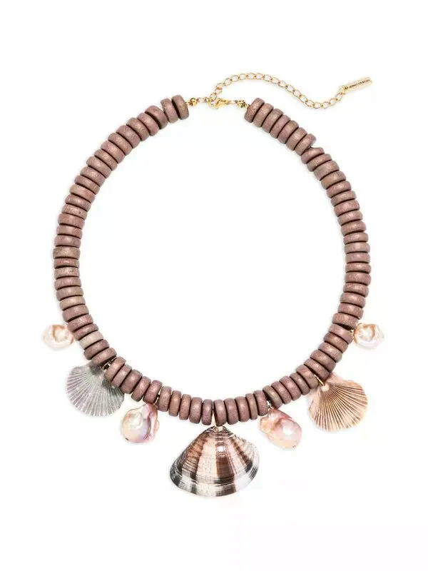 JENNIFER BEHR Madeira Shell Pendant Necklace