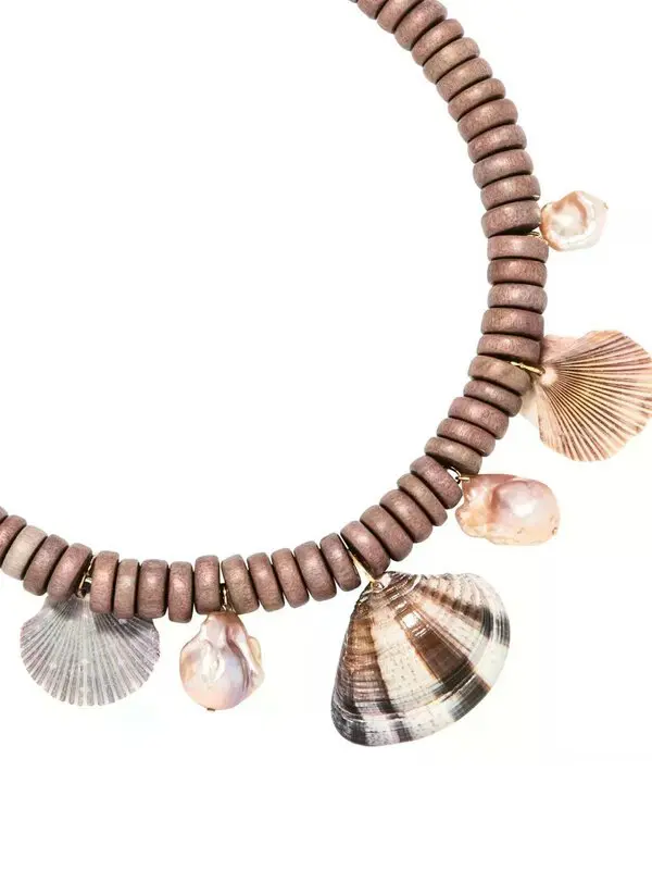 JENNIFER BEHR Madeira Shell Pendant Necklace