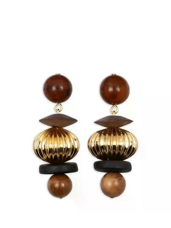 JENNIFER BEHR Beaded Drop Earrings - Gold