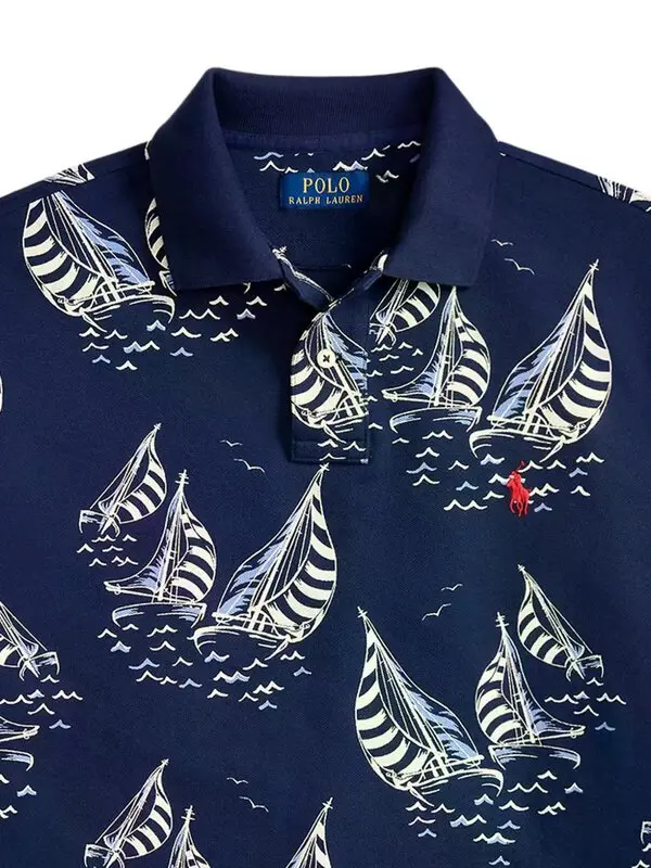 Polo Ralph Lauren Sailboat-print Polo Shirt