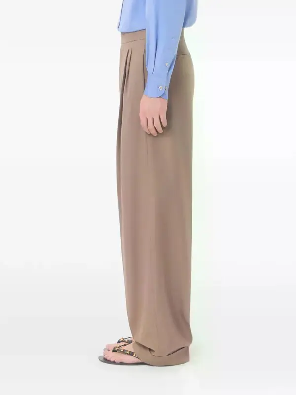 Valentino Garavani Cuffed Wool Trousers