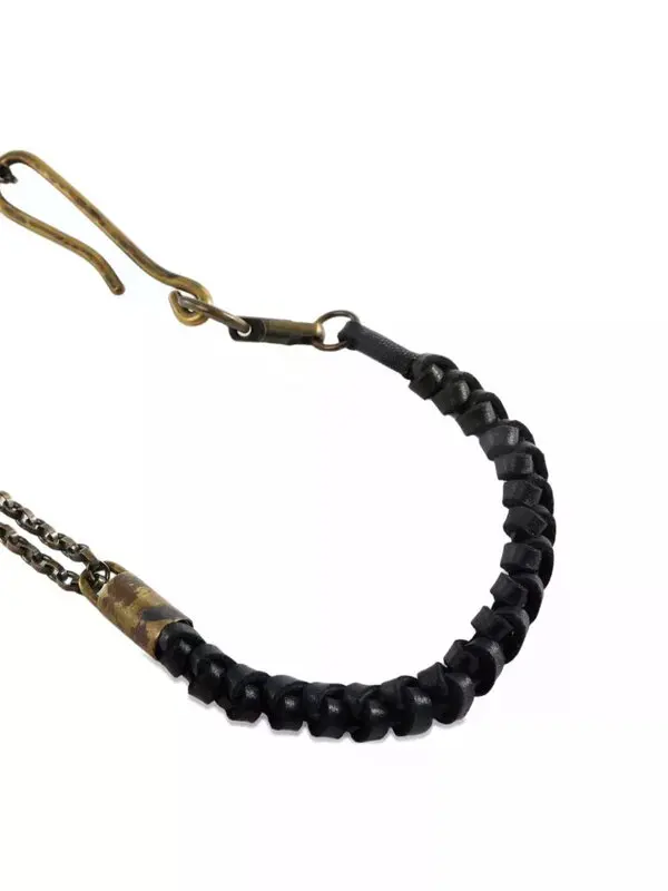 ZIGGY CHEN Braided Double-chain Lanyard - Gold