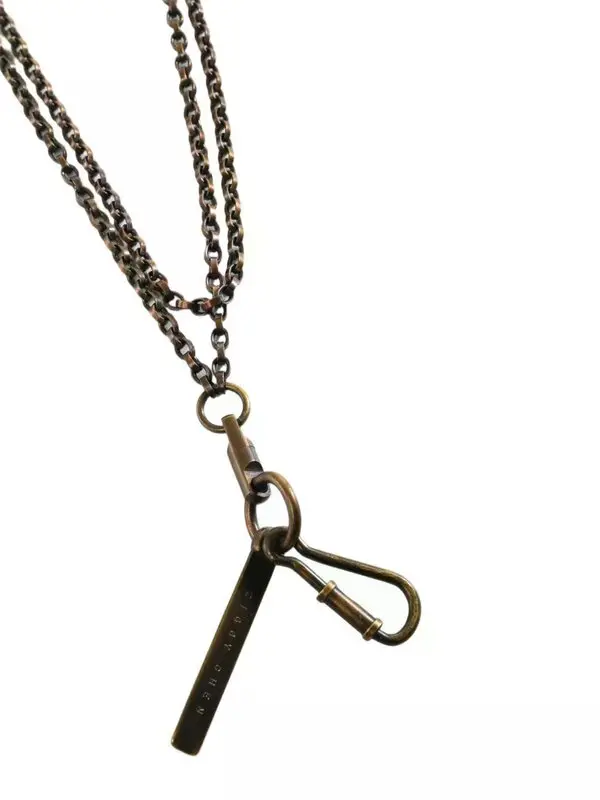 ZIGGY CHEN Braided Double-chain Lanyard